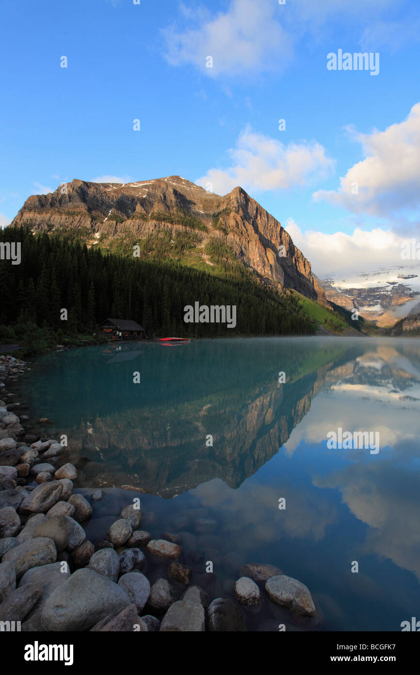 Canada Alberta Banff National Park Lake Louise Rocky Mountains Stock ...