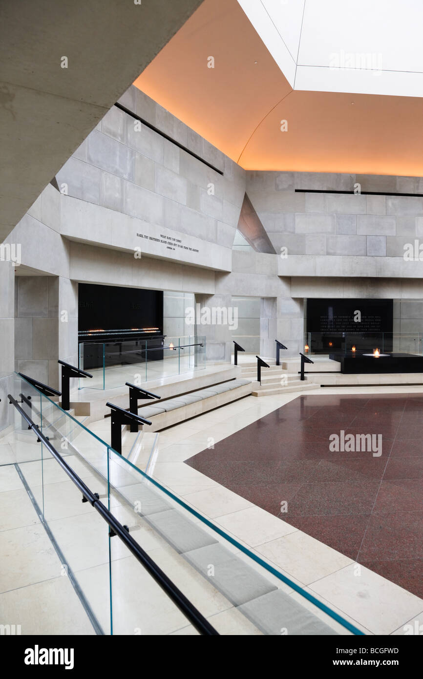 The Hall of Remembrance Holocaust Museum Washington DC USA Stock Photo ...