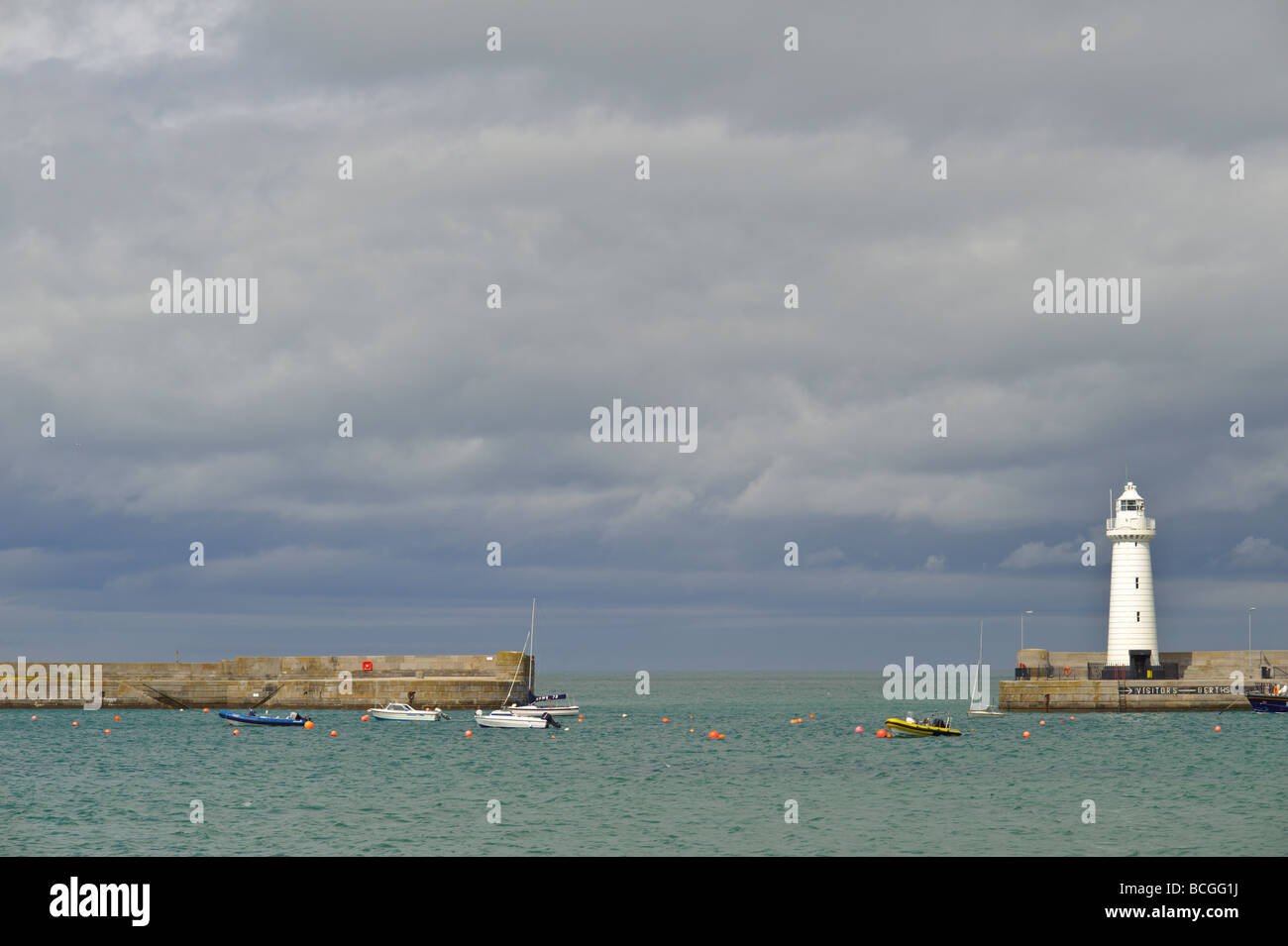 Town and harbour of donaghadee northern ireland Stock Photo - Alamy