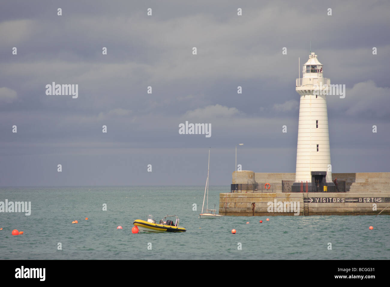 Town and harbour of donaghadee northern ireland Stock Photo - Alamy