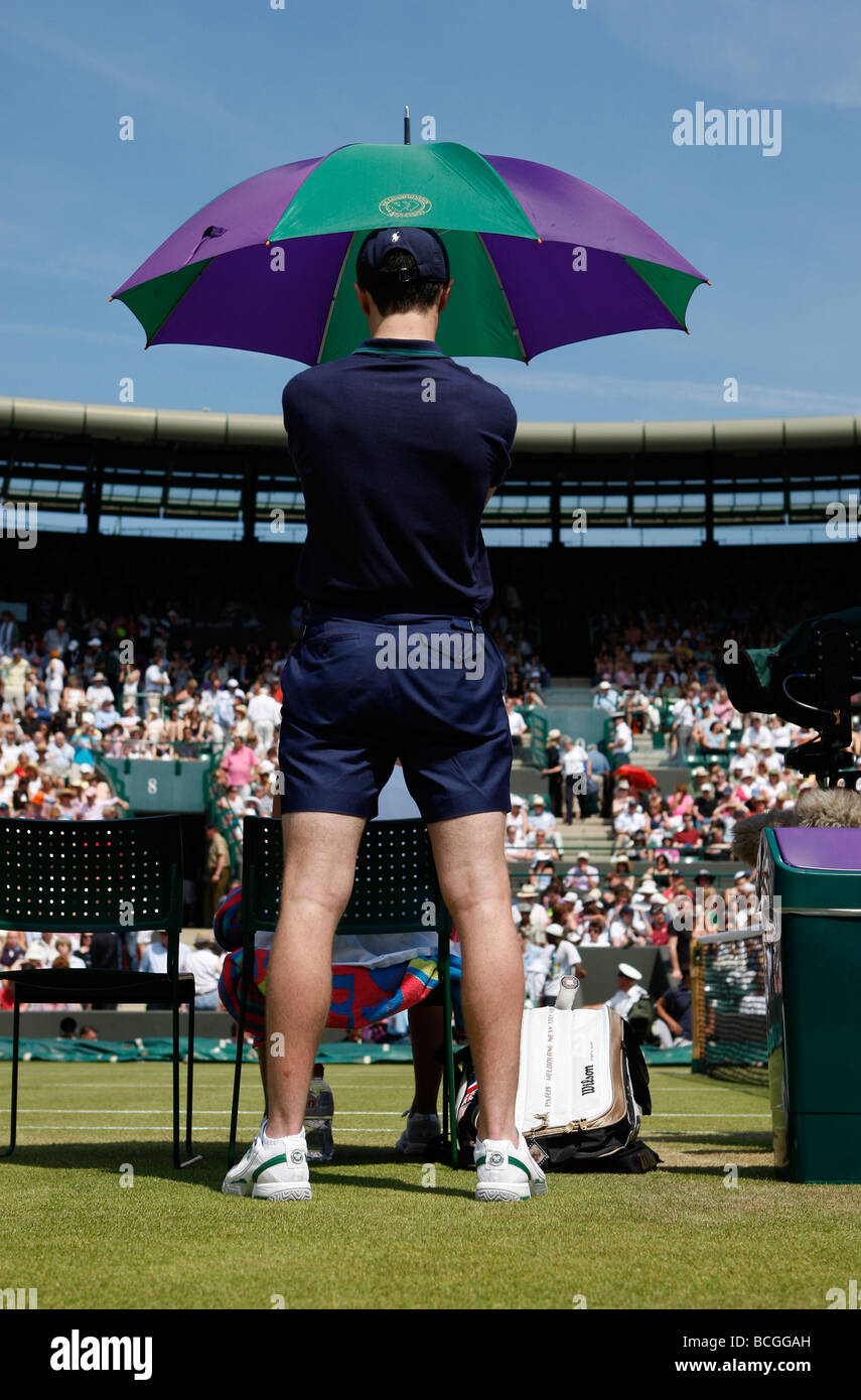 Wimbledon umbrella hi-res stock photography and images - Alamy