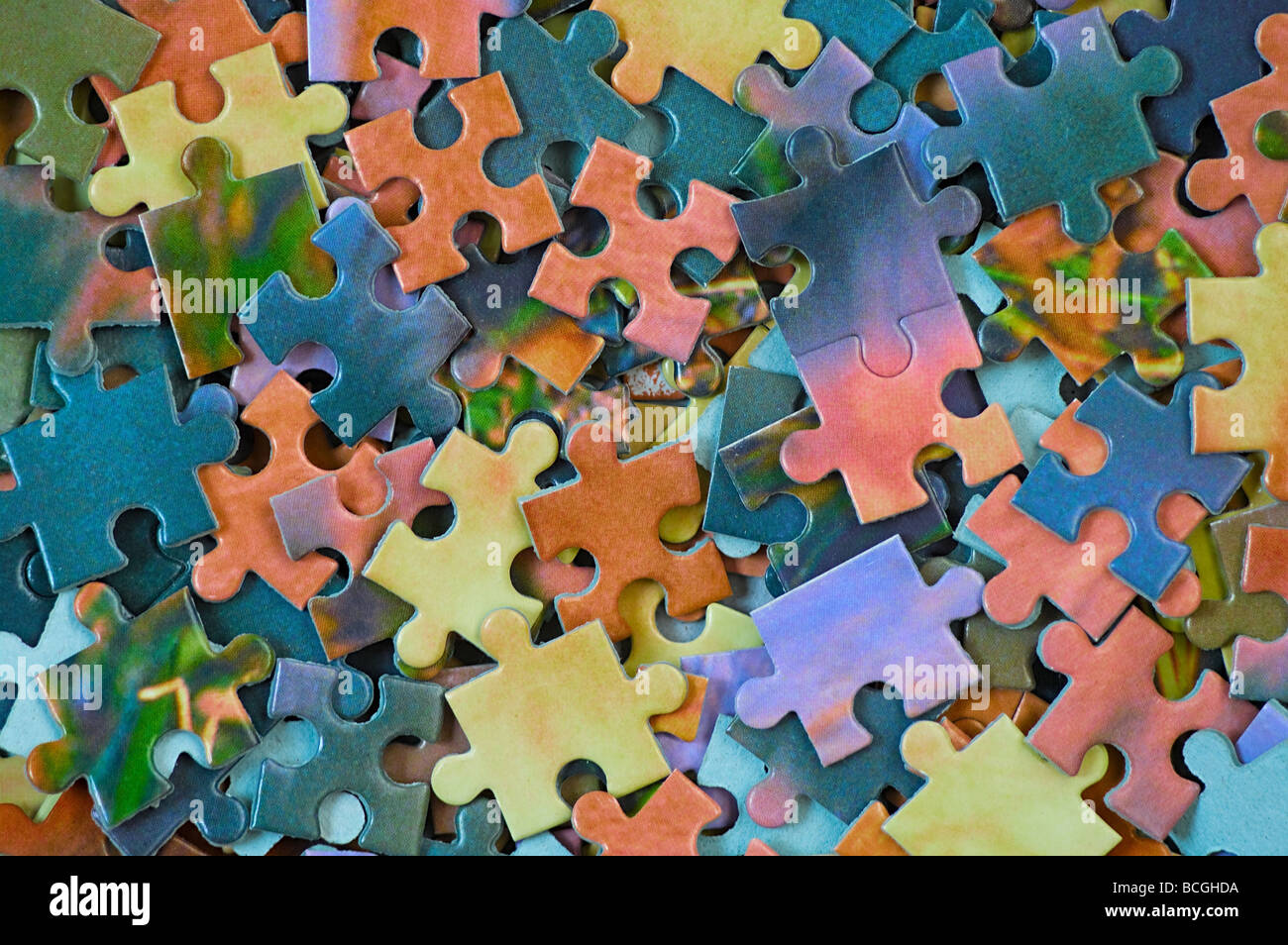 Color pieces of jigsaw puzzle. Background Stock Photo - Alamy