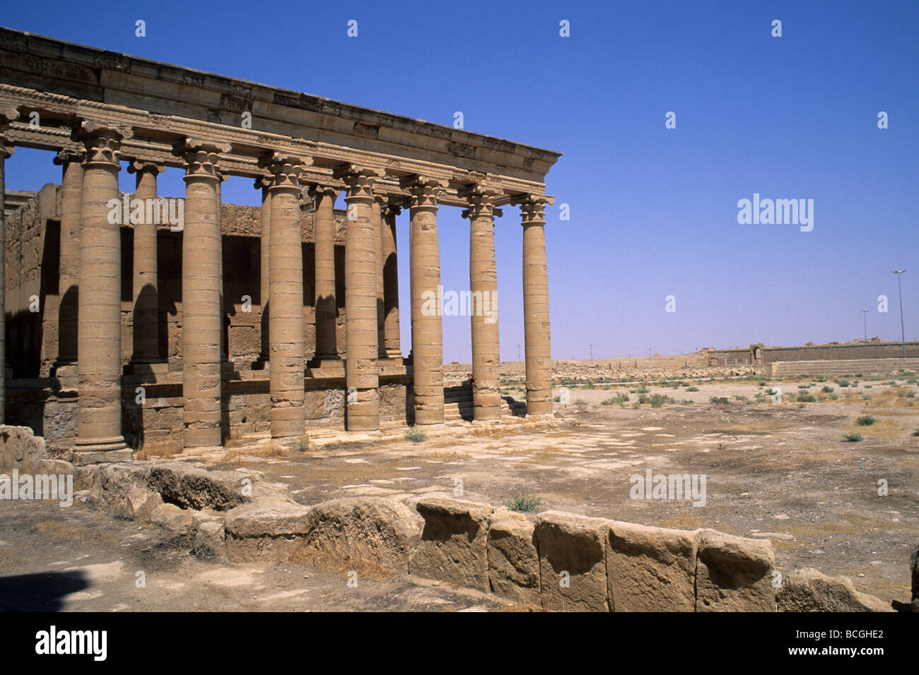 iraq Archaeological site to Hatra Stock Photo - Alamy