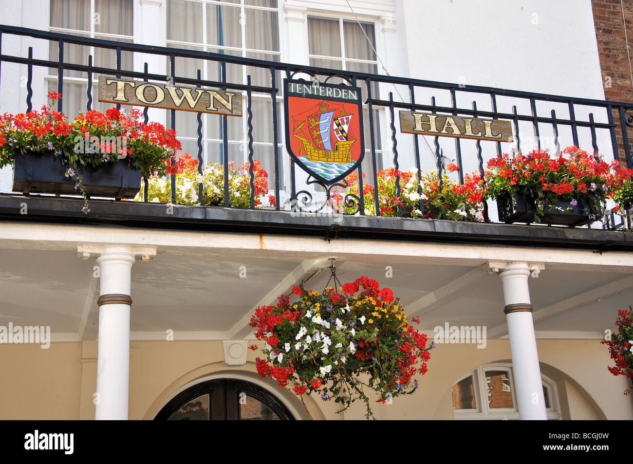 Town Hall, High Street, Tenterden, Kent, England, United Kingdom Stock ...