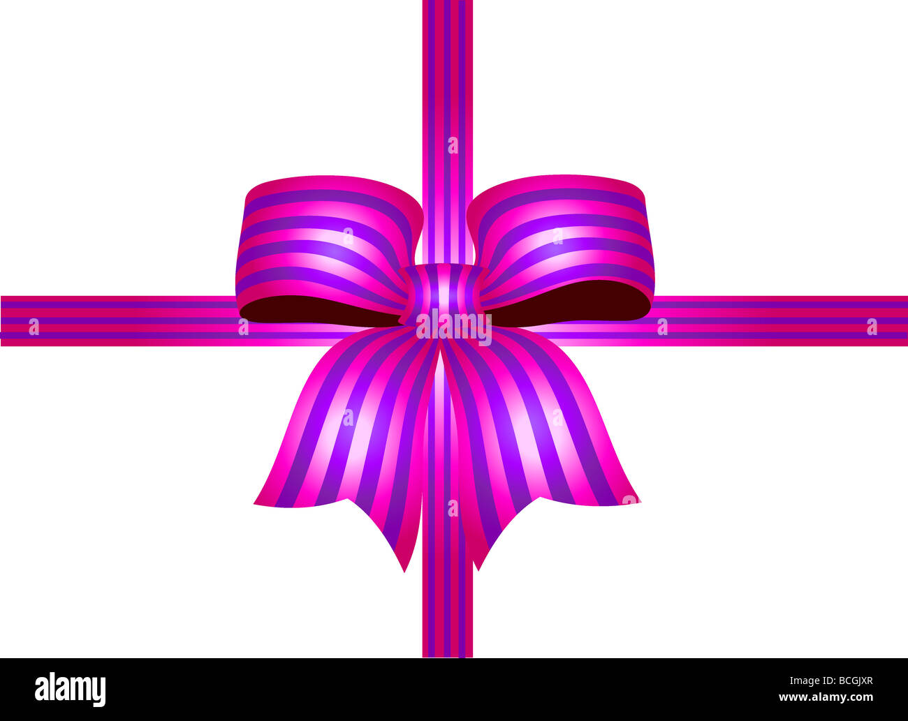 illustration of a colorful ribbon Stock Photo - Alamy