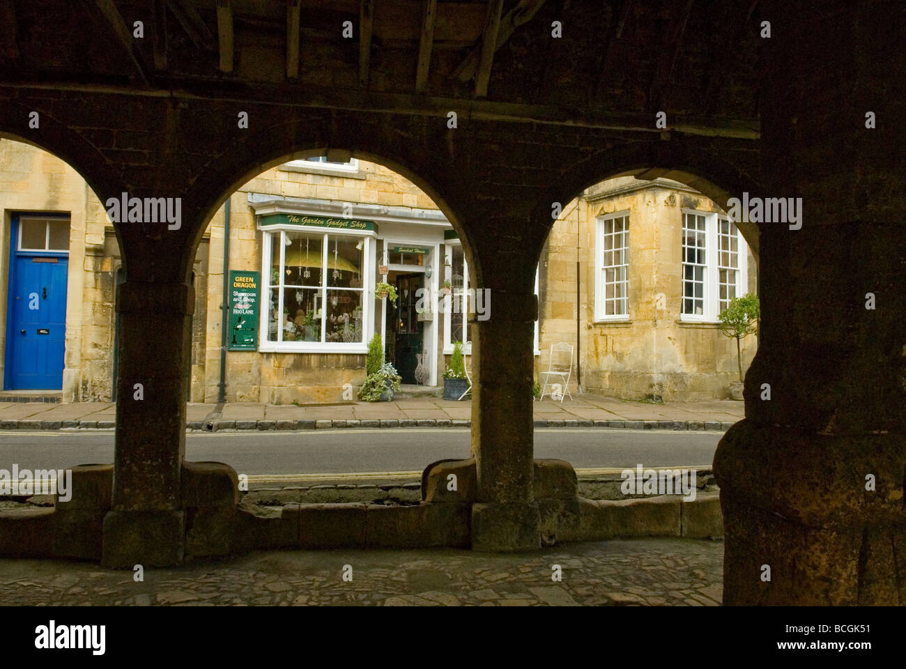 Ancient Market Hall Chipping Campden Stock Photo - Alamy
