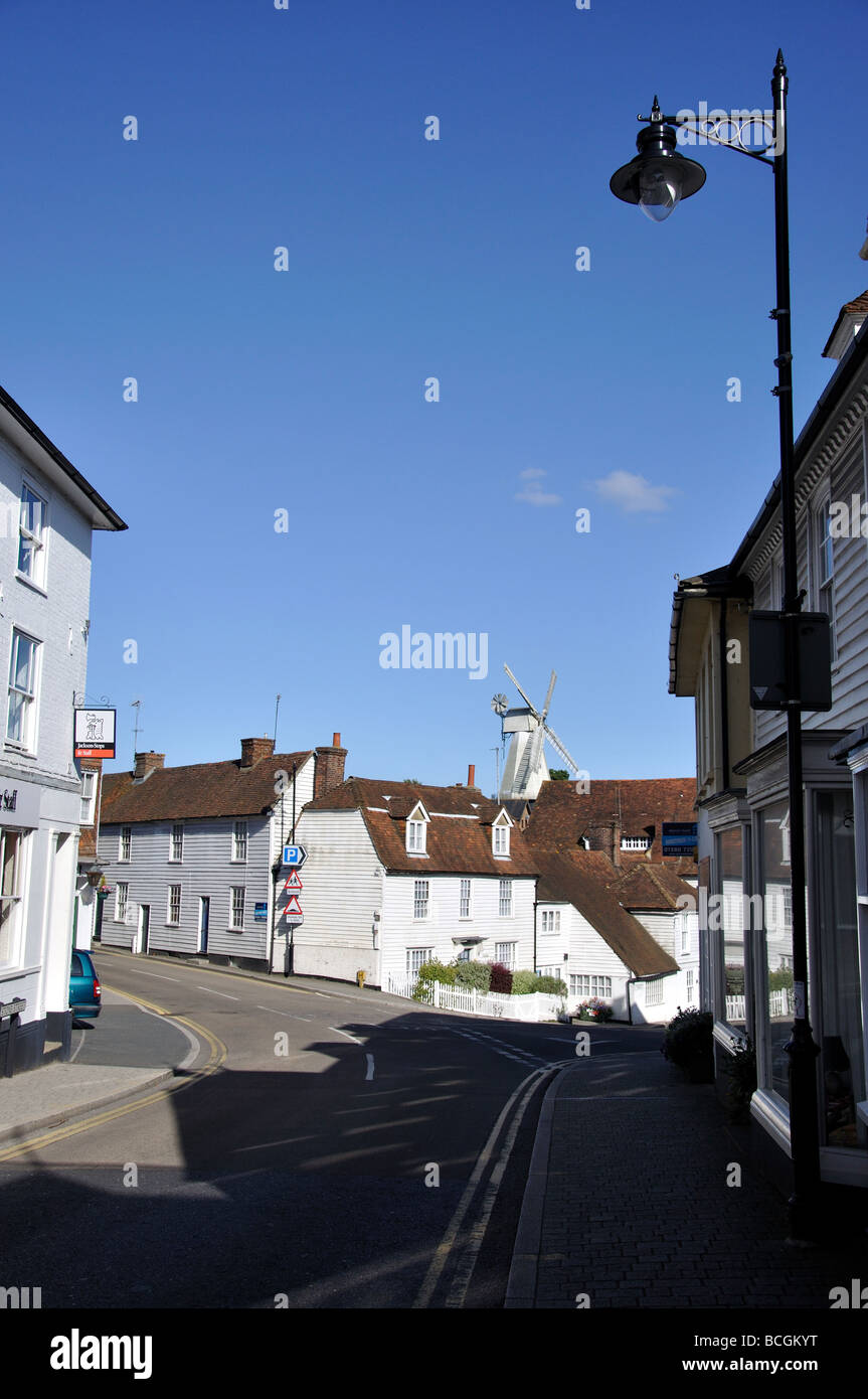 View of Union Mill from Stone Street, Cranbrook, Kent, England, United ...