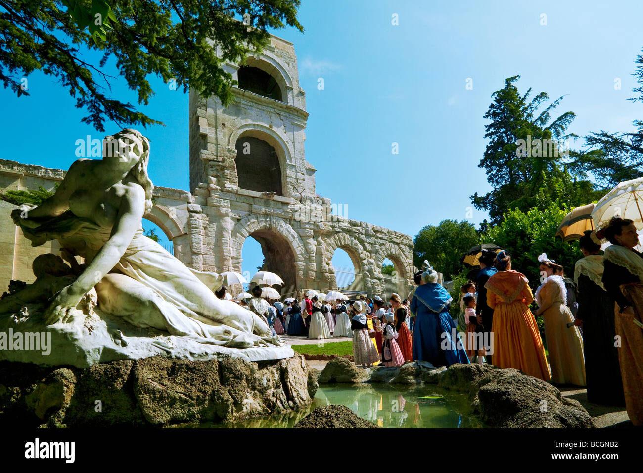 COSTUME FESTIVAL ARLES PROVENCE FRANCE Stock Photo - Alamy