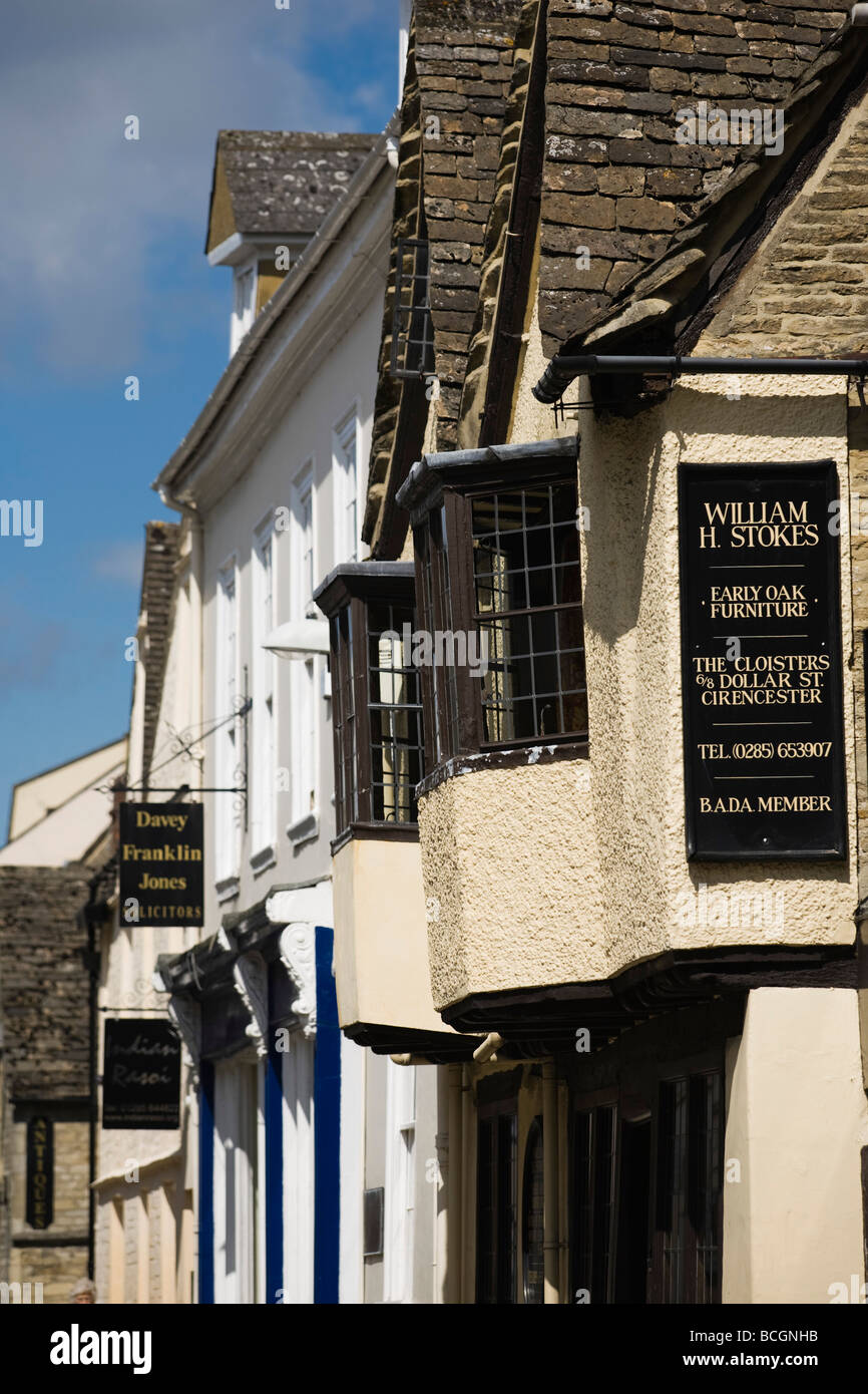Cirencester (Corinium Dobunnorum) town centre and historic Romano ...