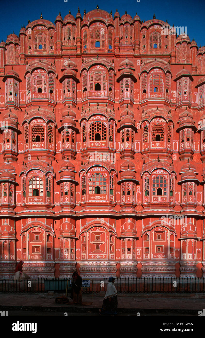 India Rajasthan Jaipur Hawa Mahal Palace of the Winds 1799 Stock Photo ...