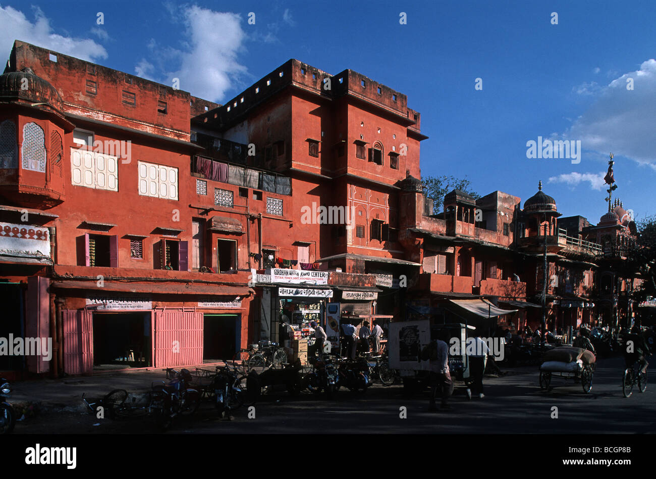 India Rajasthan Jaipur Town center rose city Stock Photo - Alamy