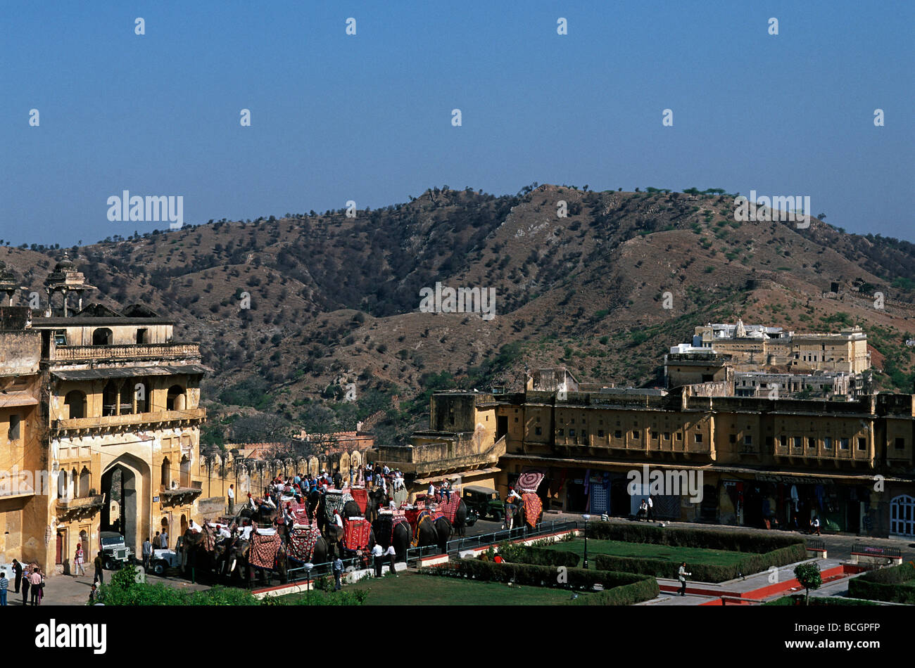 India Rajasthan Jaipur Amber Palace Fortress Stock Photo - Alamy