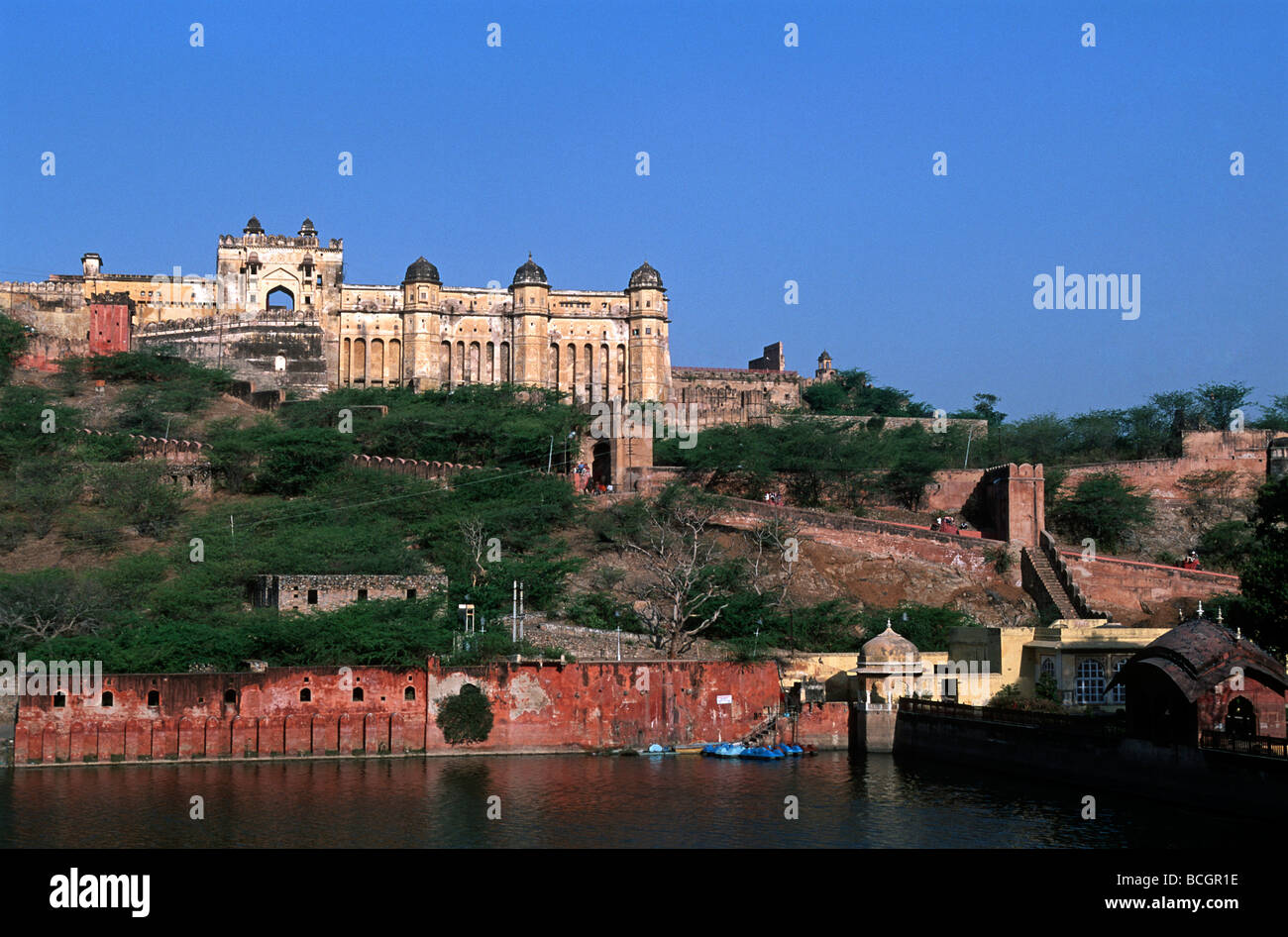 India Rajasthan Jaipur Amber Palace Amber Fort Fortress Stock Photo - Alamy
