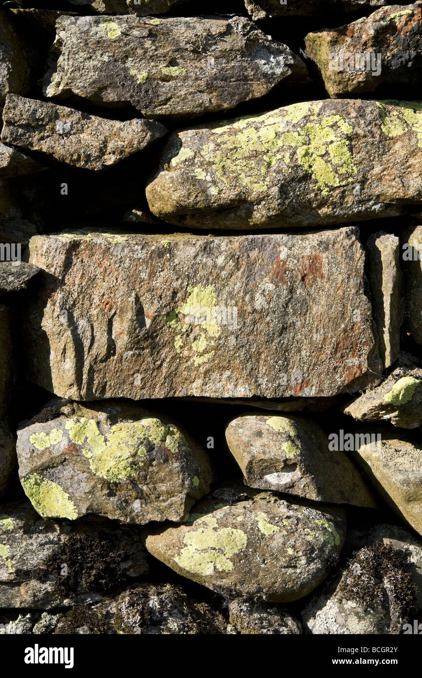 A dry stone wall Stock Photo - Alamy