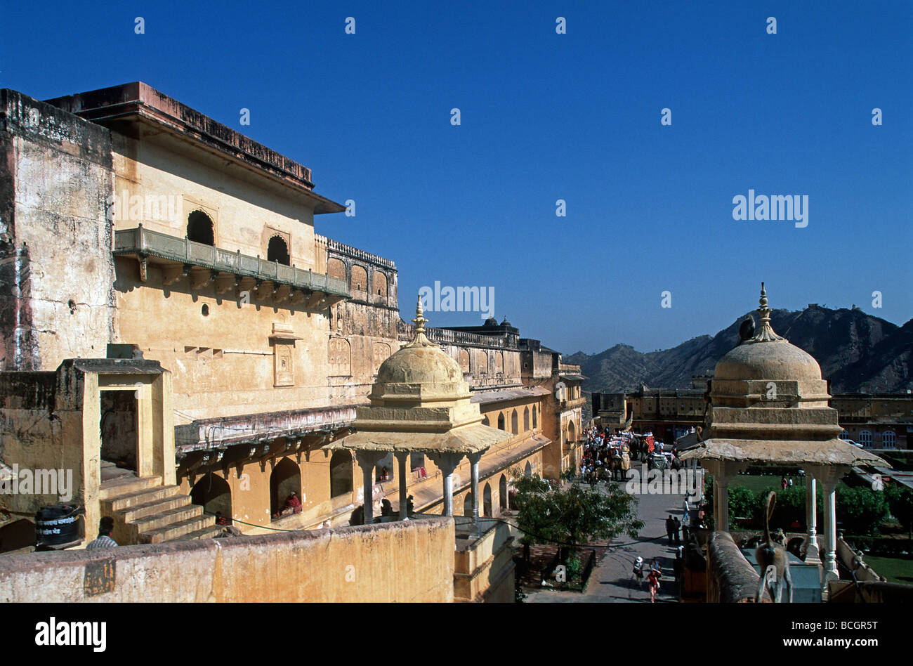 India Rajasthan Jaipur Amber Palace Amber Fort Fortress Stock Photo - Alamy