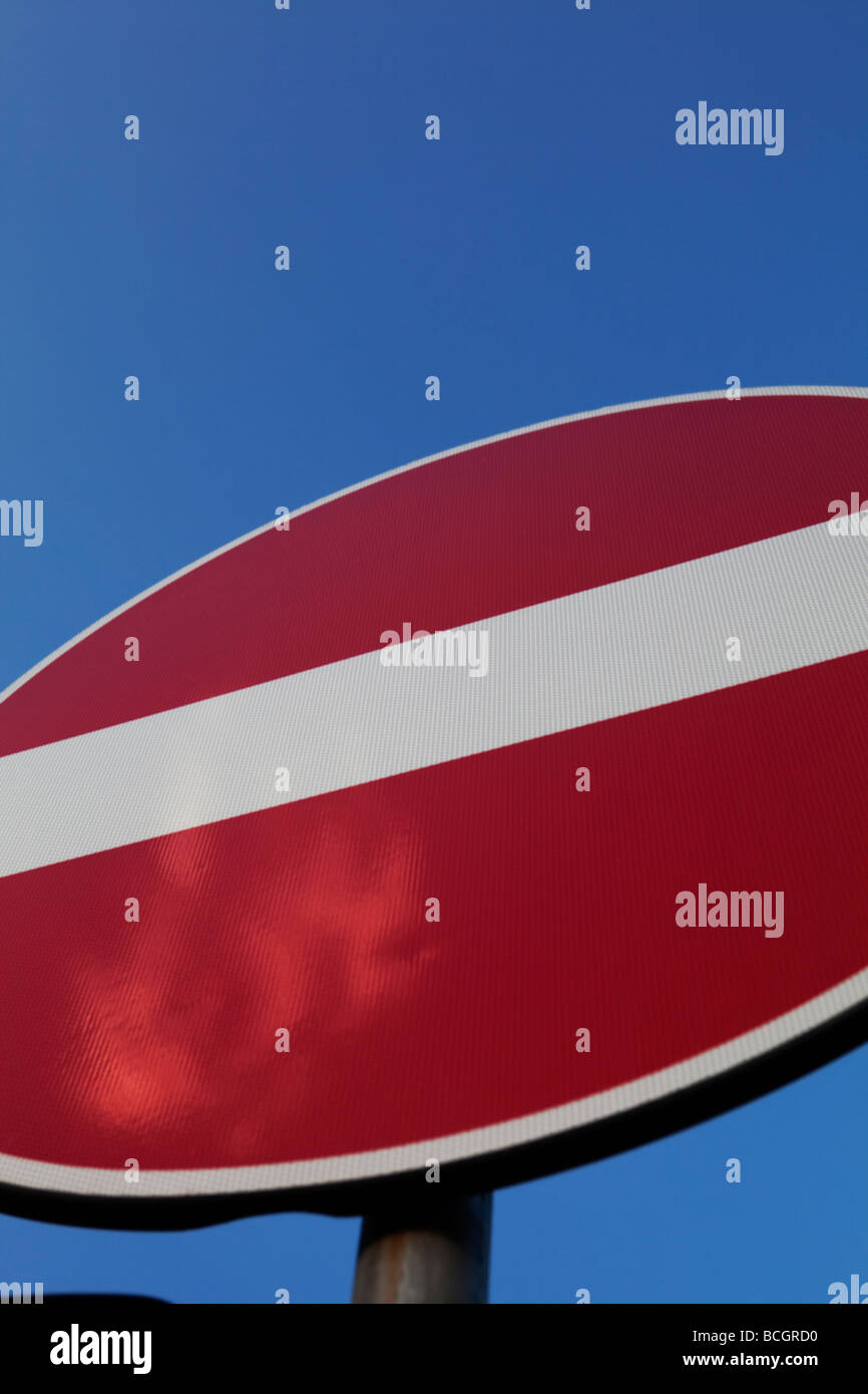 NO ACCESS STREET SIGN CLOSE UP Stock Photo - Alamy