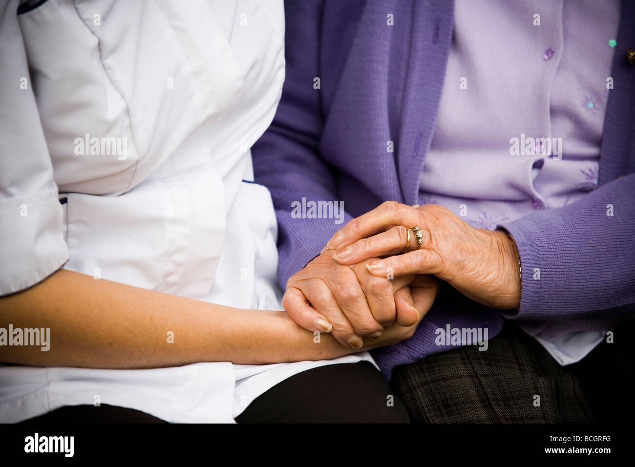 Caring for elderly hi-res stock photography and images - Alamy