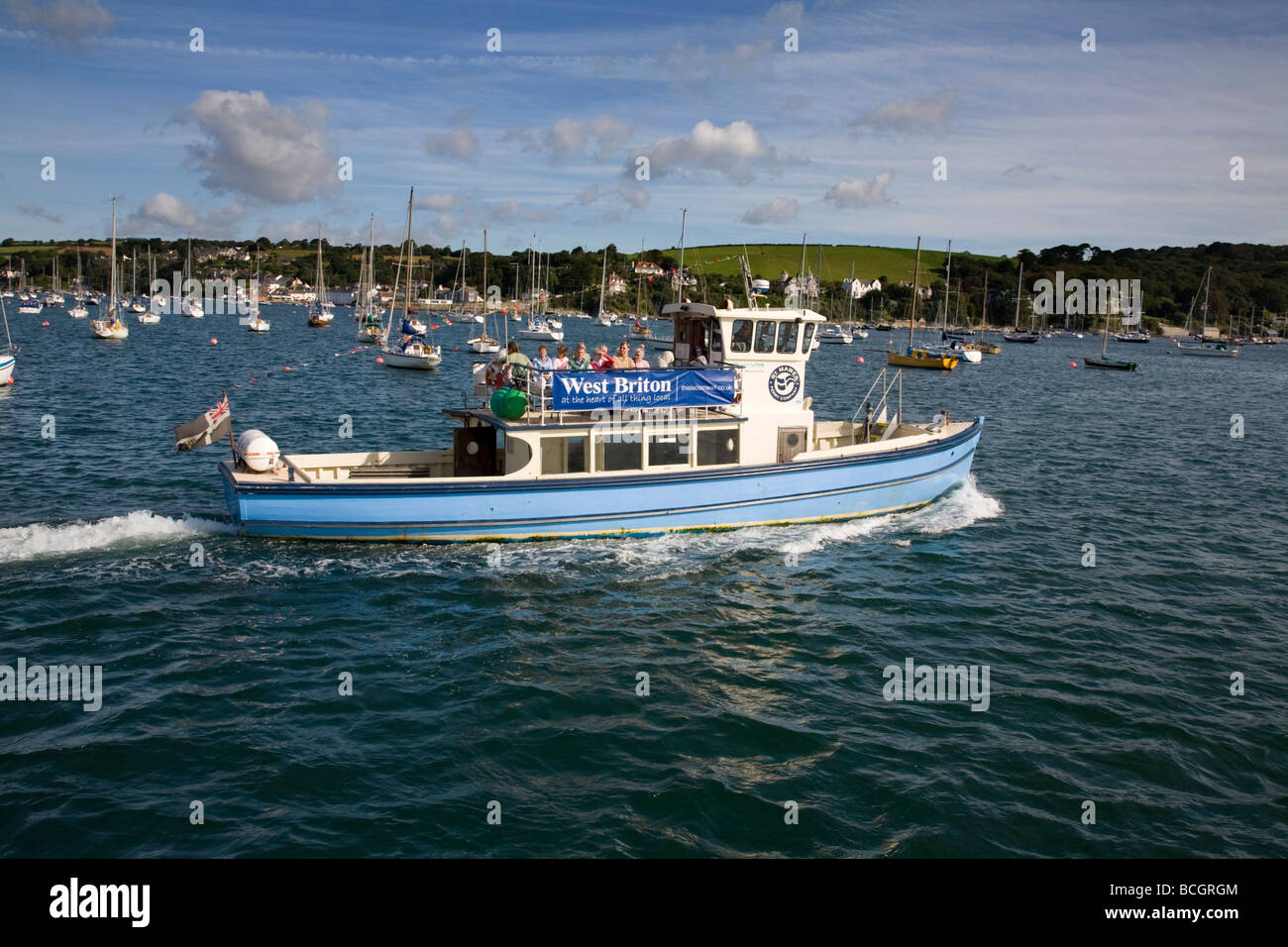 boats river fal falmouth cornwall Stock Photo - Alamy