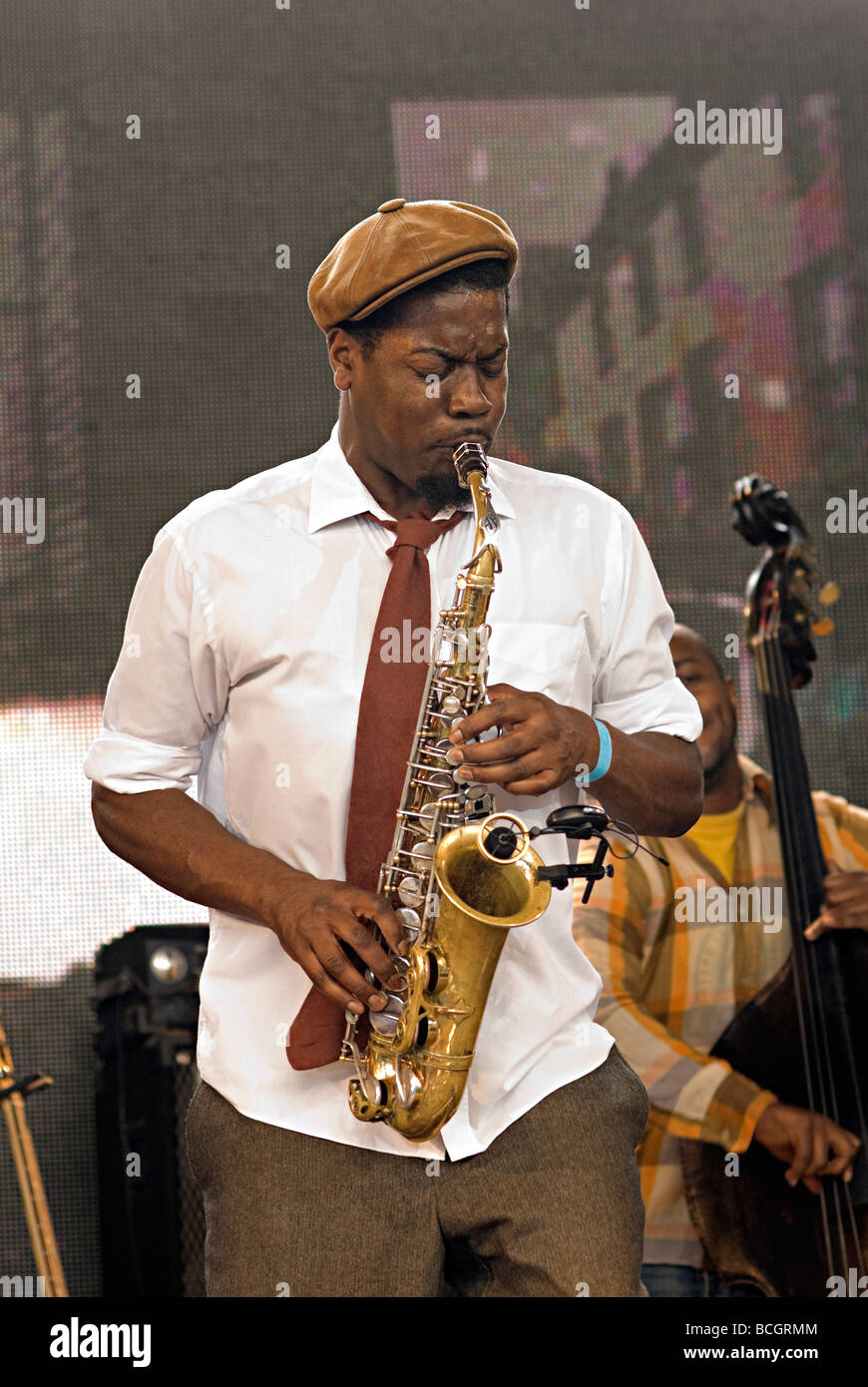 Young soweto kinch saxophone player hi-res stock photography and images ...