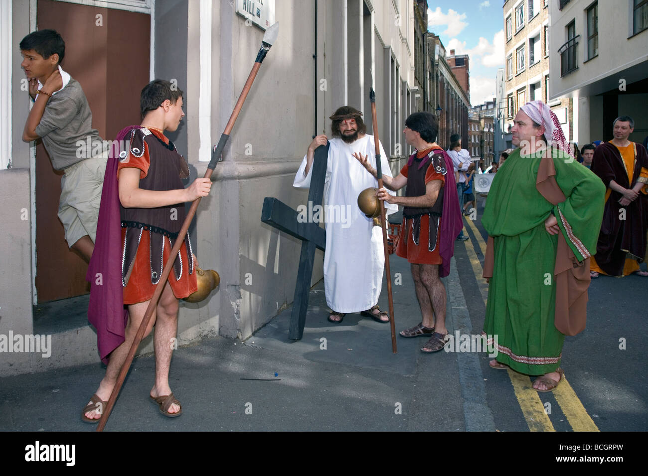 the annual religious parade at st peter's church, clerkenwell, london ...