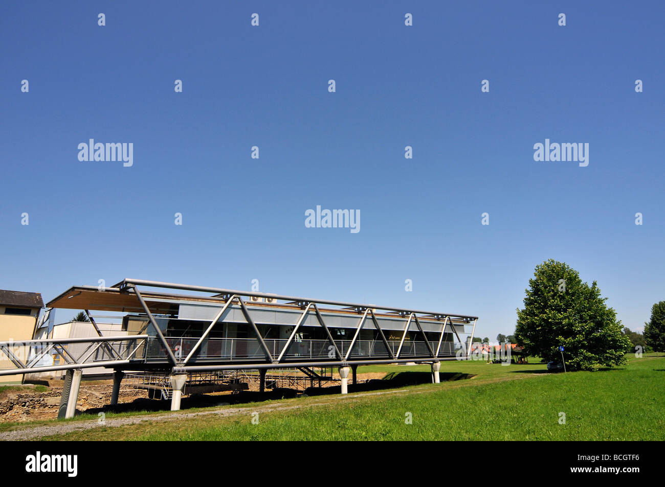 Modern Architecture of Museum Pavilion at Flavia Solva Roman ...