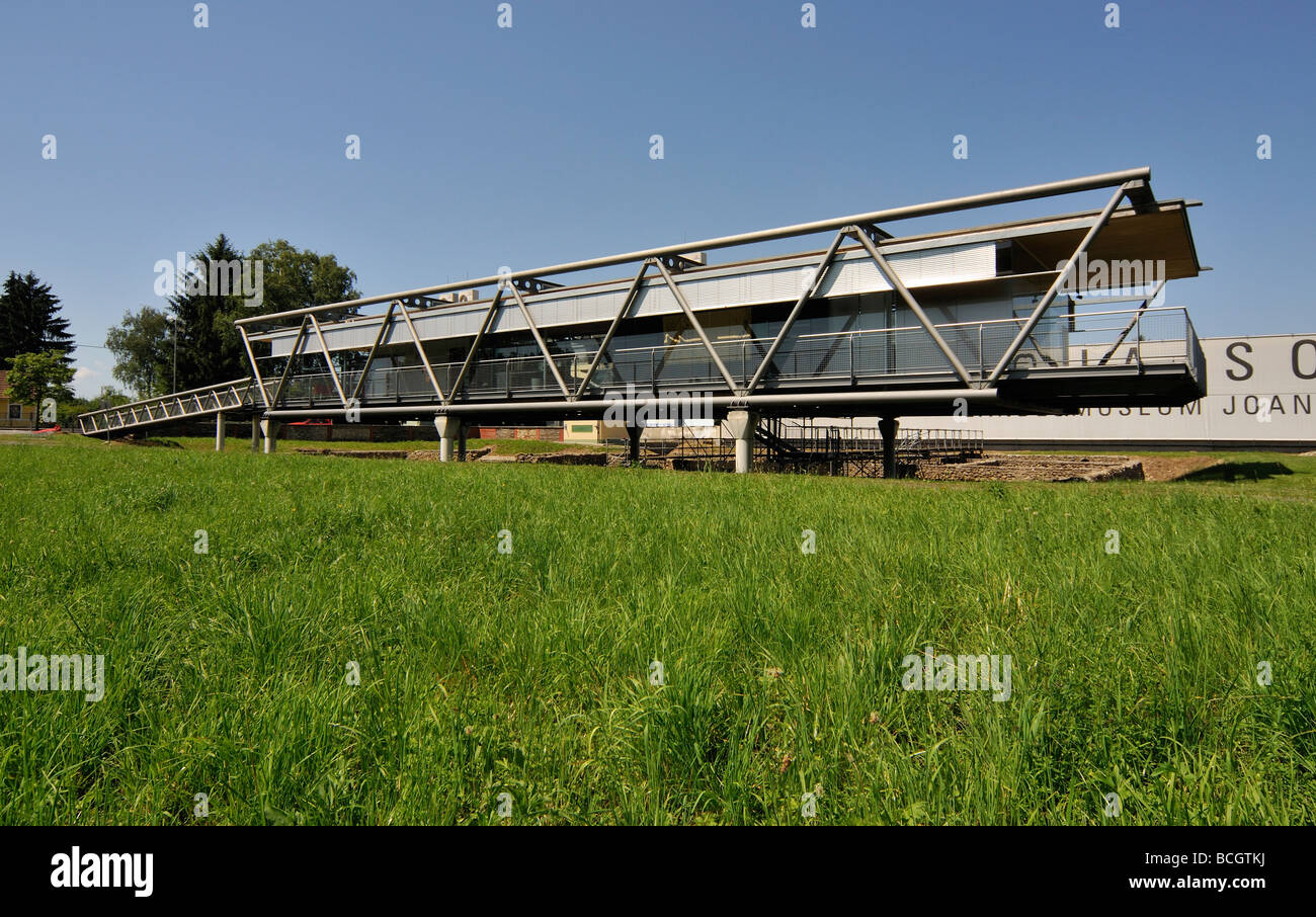 Modern Architecture of Museum Pavilion at Flavia Solva Roman ...