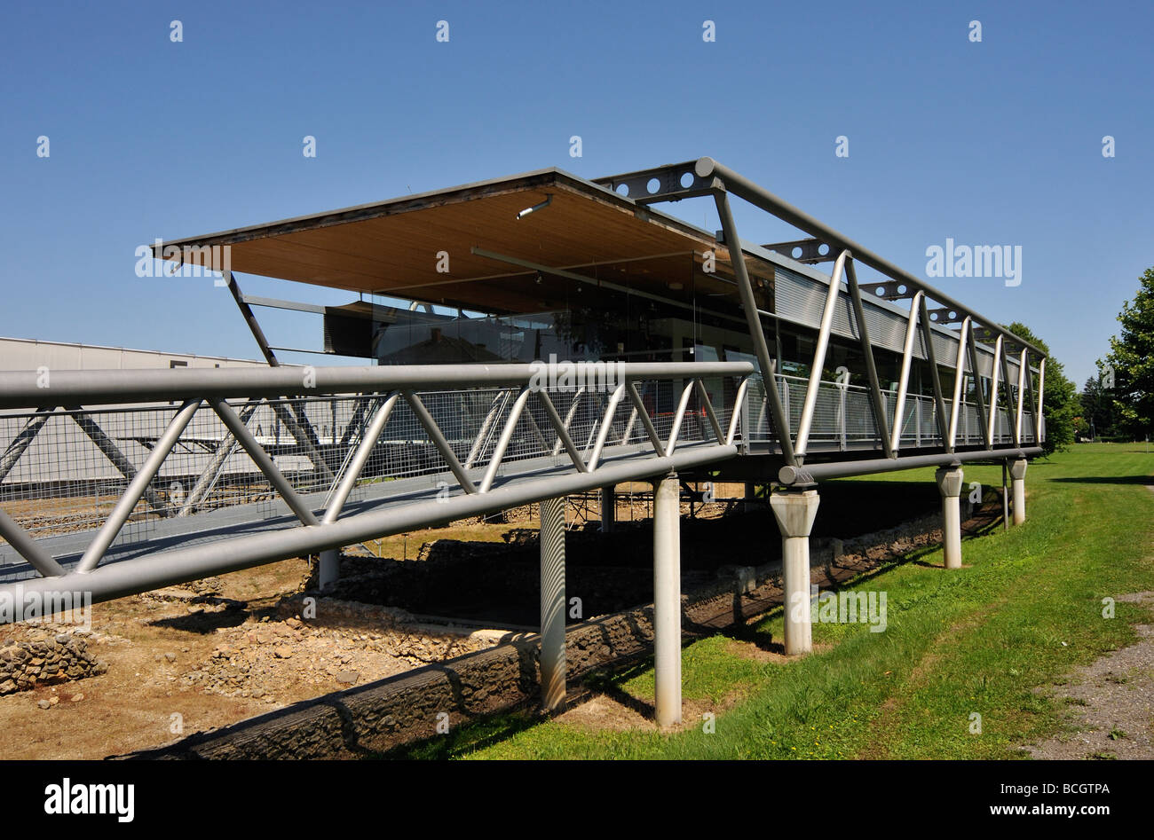 Modern Architecture of Museum Pavilion at Flavia Solva Roman ...