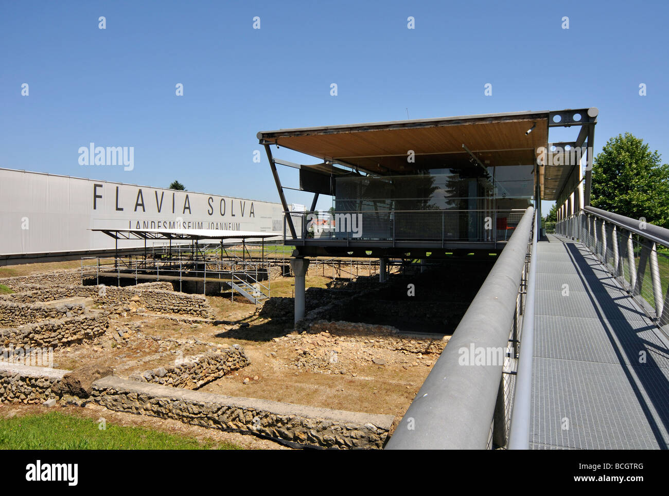 Modern Architecture of Museum Pavilion at Flavia Solva Roman ...