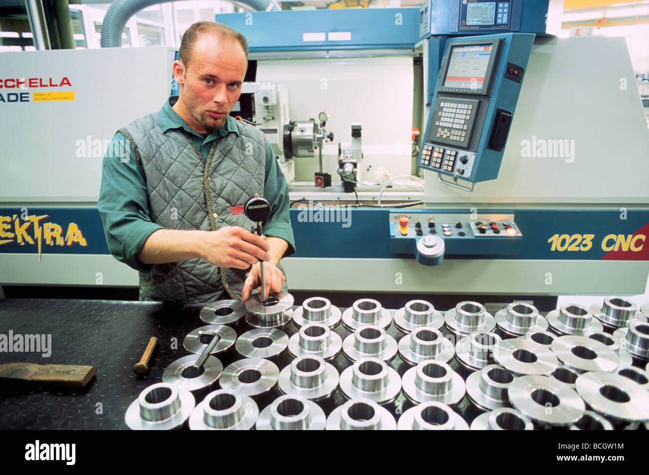 machine tool industry in Italy, ROSA grinding machines factory Stock ...