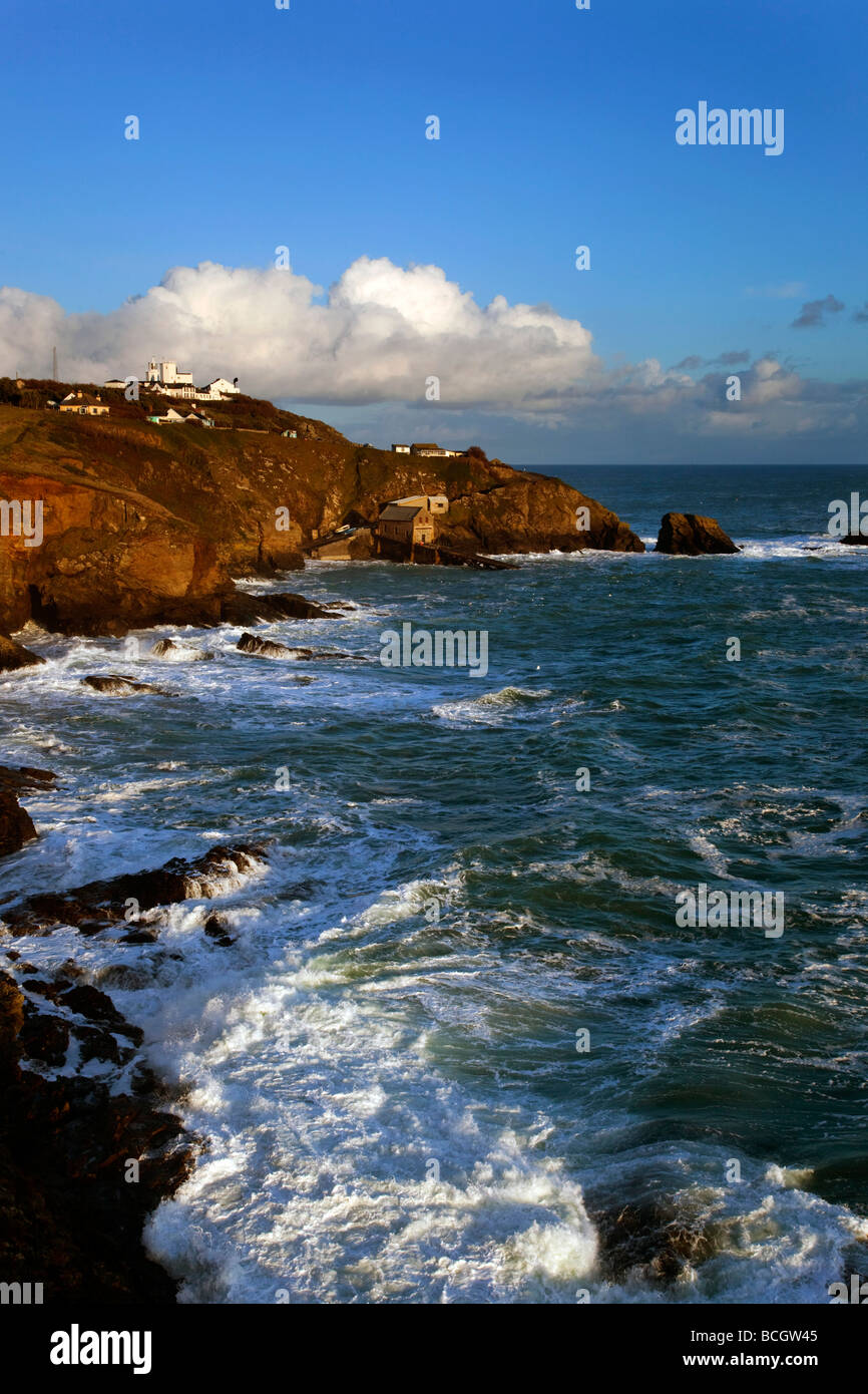 sunset at lizard point cornwall Stock Photo - Alamy
