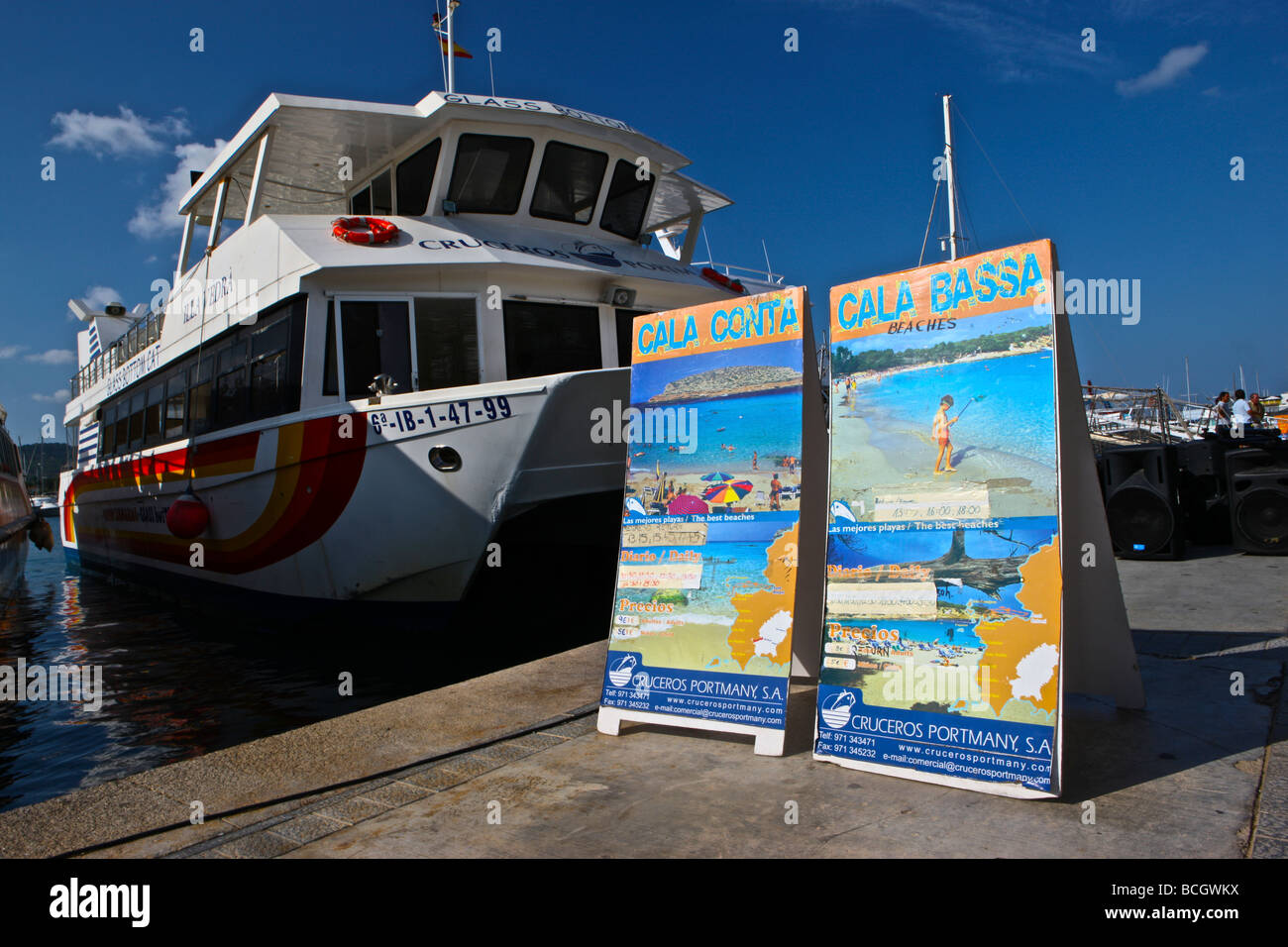 BOAT TRIPS / FERRYS TO REMOTE BEACHES IN SAN ANTONIO PORT , IBIZA ...