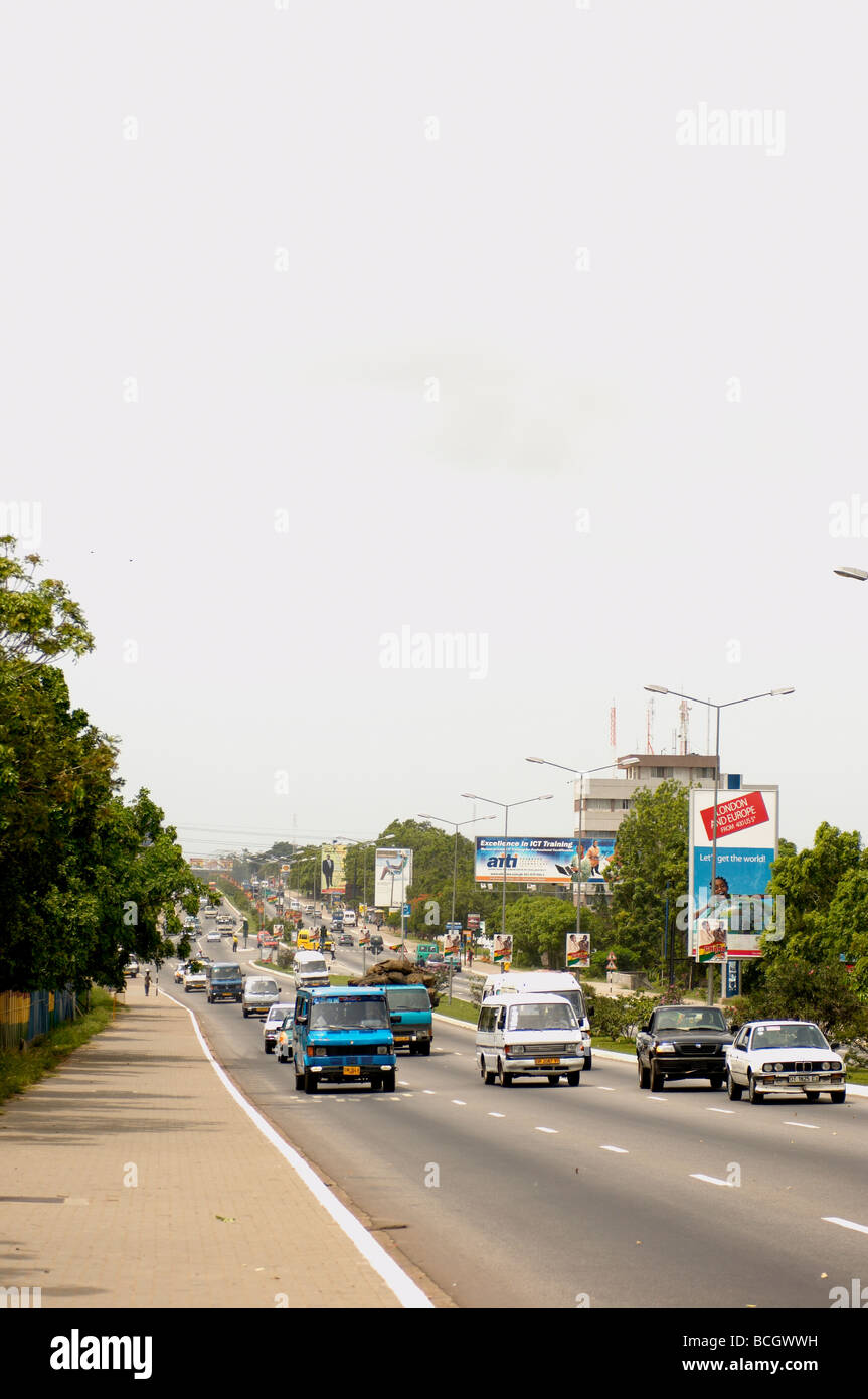 Main Highway Accra, Ghana Stock Photo - Alamy