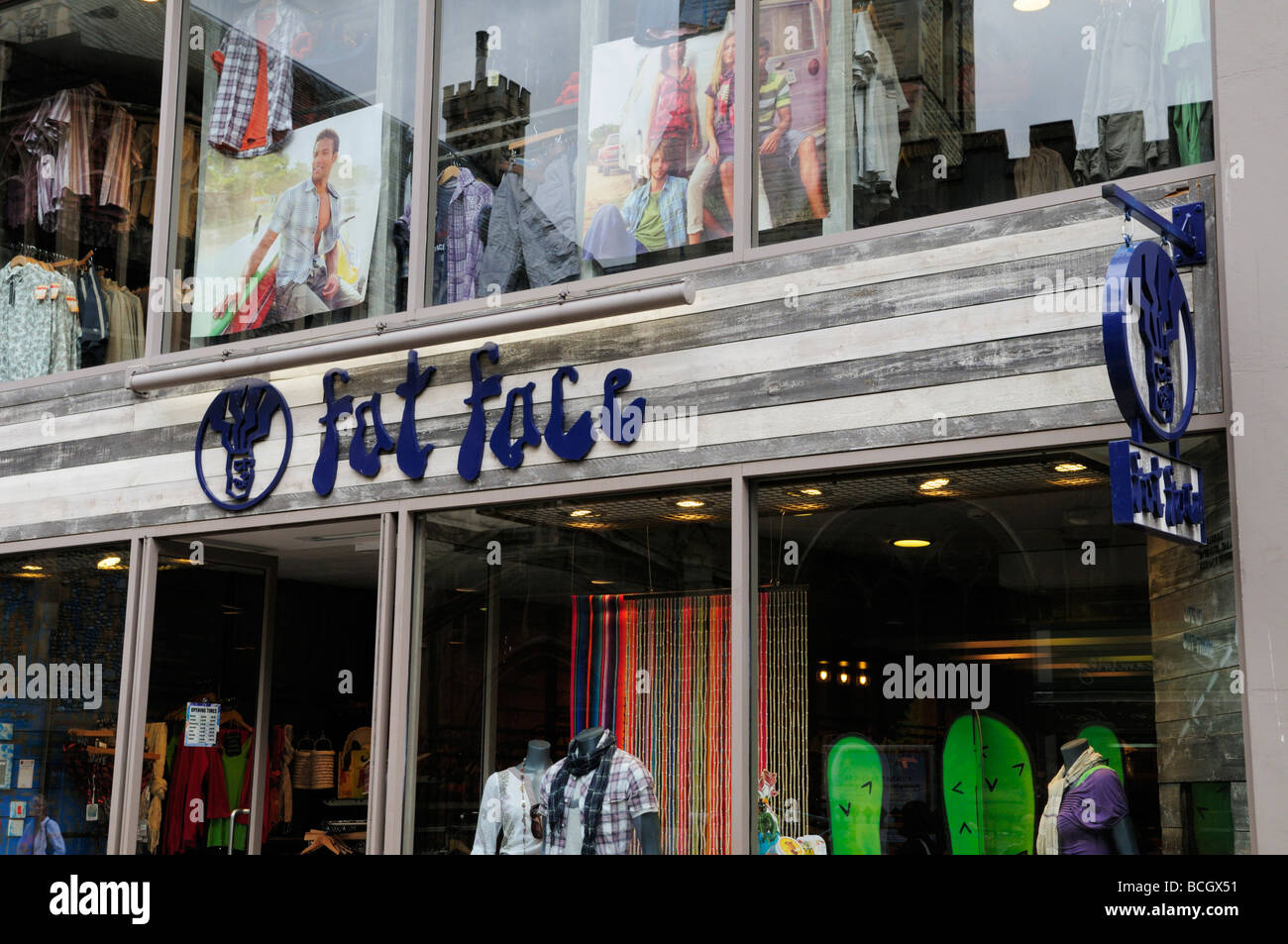 Fat Face clothes shop in Market Street, Cambridge England UK Stock ...