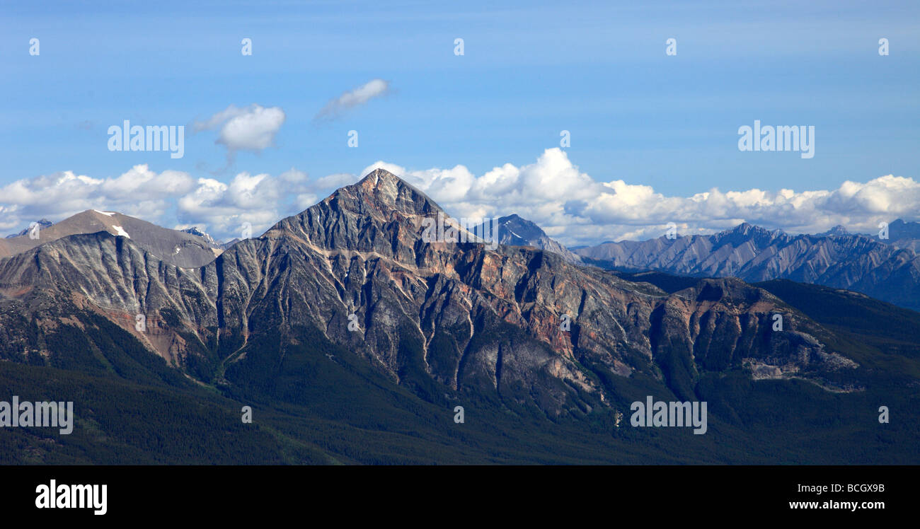 Canada Alberta Jasper National Park Pyramid Mountain Stock Photo - Alamy