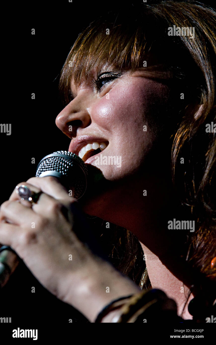 natalie williams jazz soul singer singing at birmingham town hall as ...