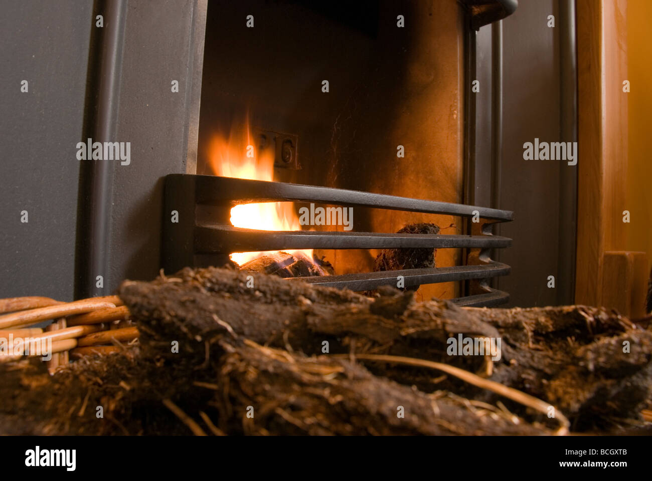 Burning peat fire hi-res stock photography and images - Alamy