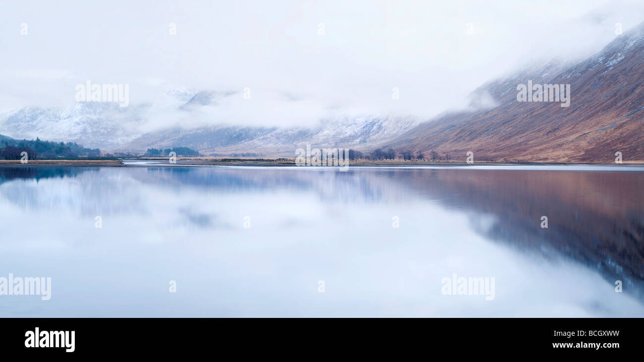 Mist above Loch Etive, Highlands, Scotland, UK Stock Photo - Alamy