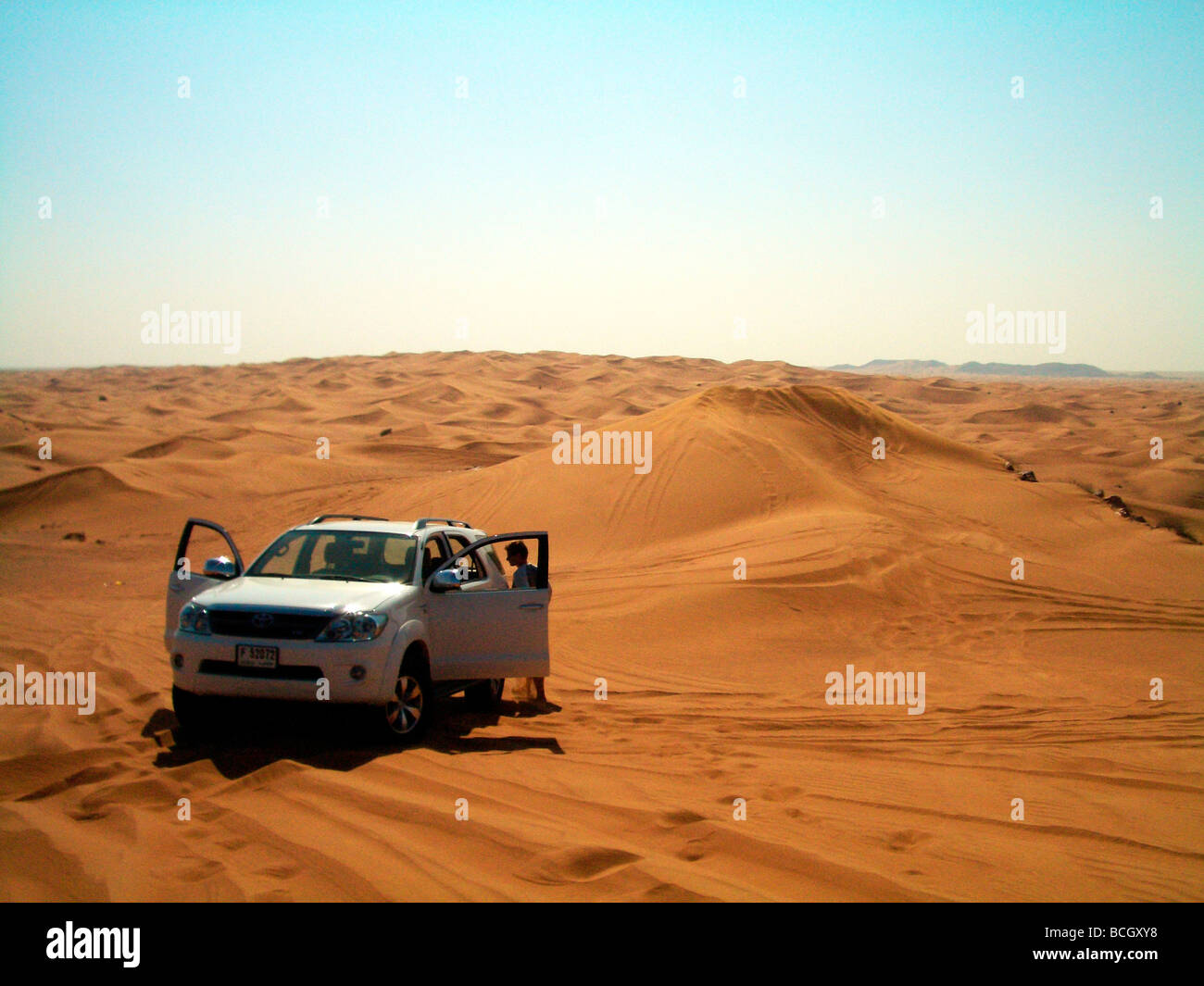 Dune-bashing, outside Dubai Stock Photo - Alamy