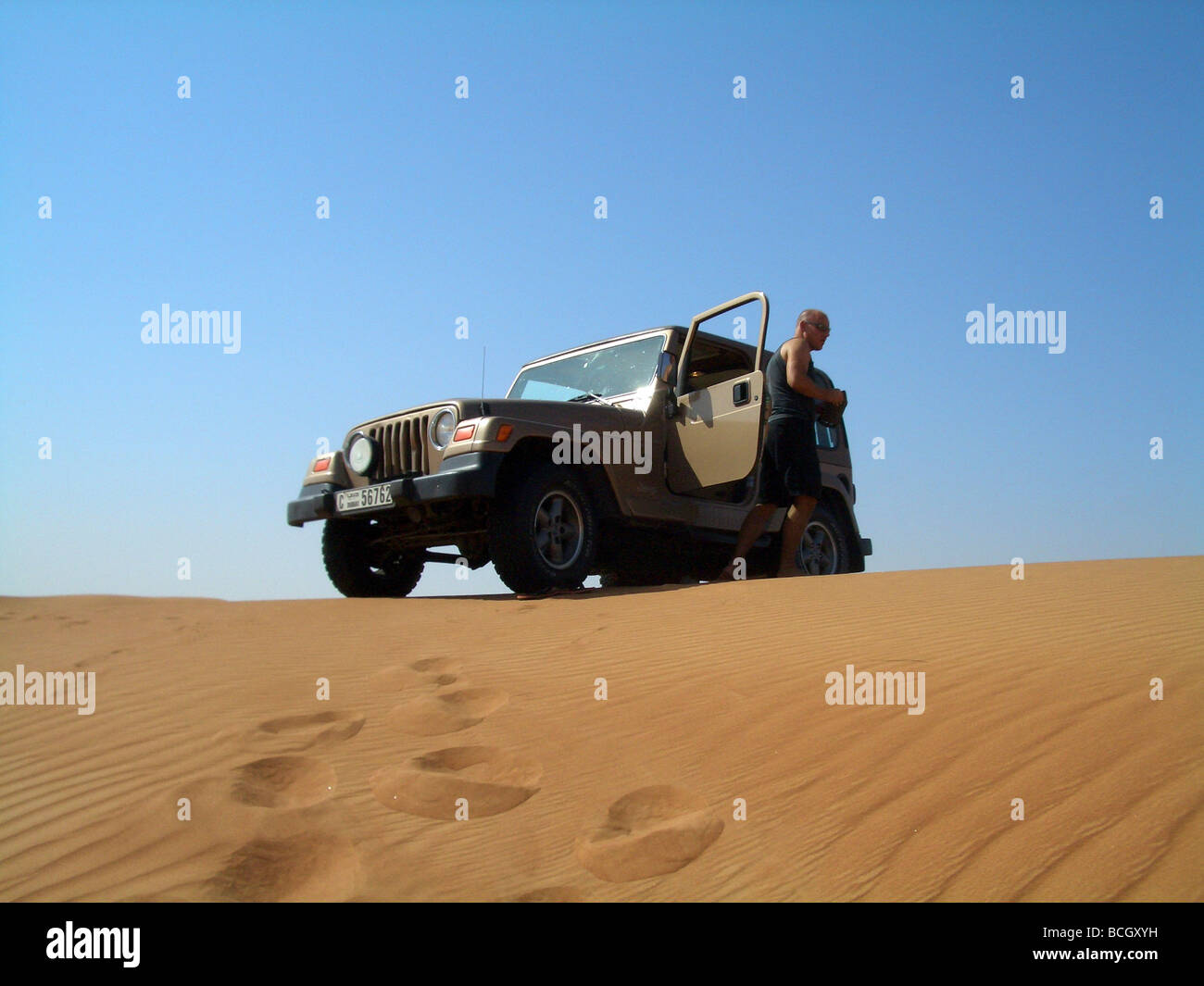 Dune-bashing, outside Dubai Stock Photo - Alamy