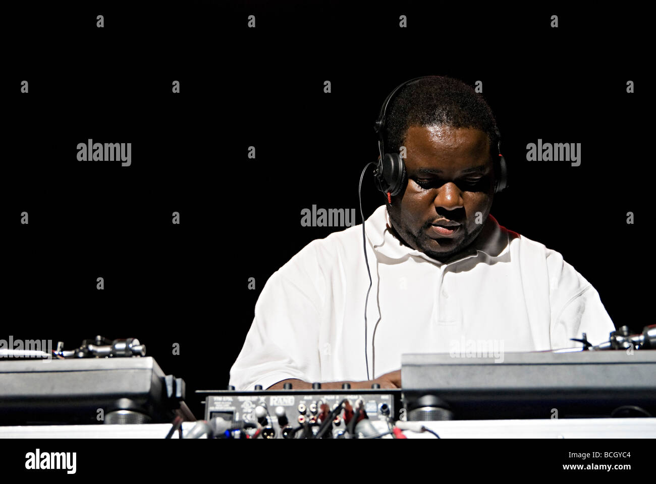 Kiss 100 radio presenter disc jockey hi-res stock photography and ...