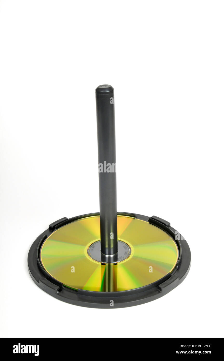 Cd spindle Cut Out Stock Images & Pictures - Alamy