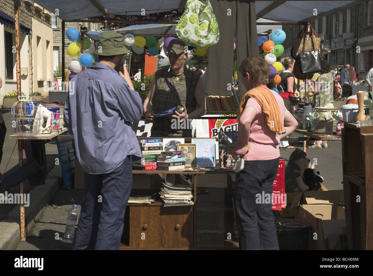 Vide-Grenier, Sourdeval, Normandy, France Stock Photo - Alamy