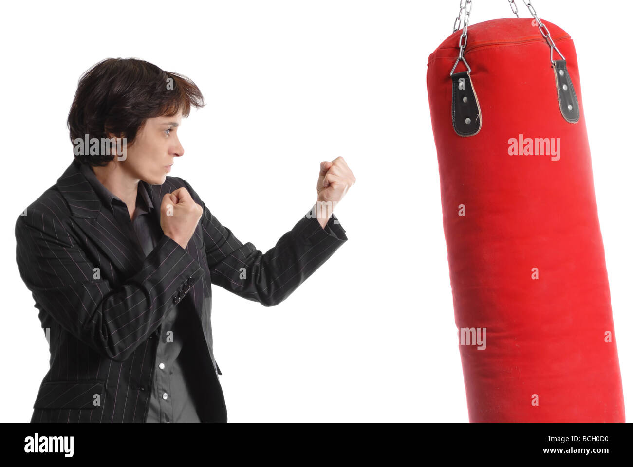 Bosing business woman Stock Photo - Alamy