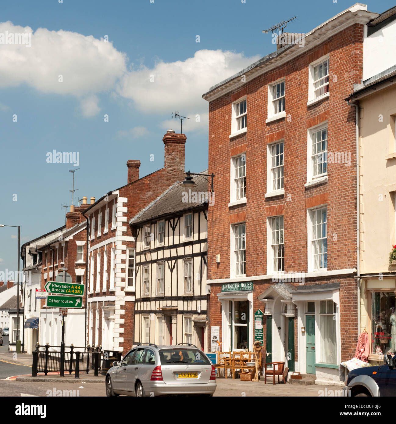 Uk herefordshire leominster broad street hi-res stock photography and ...