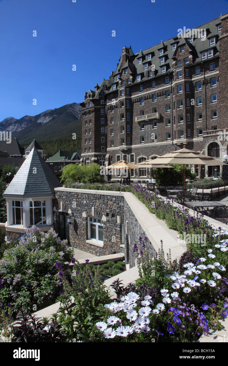 Canada Alberta Banff National Park Banff Springs Hotel Stock Photo - Alamy