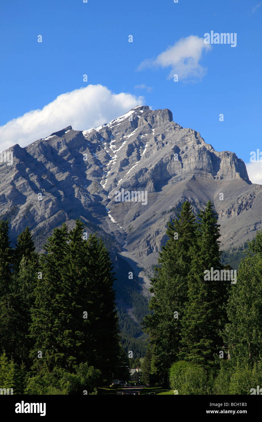 Canada Alberta Banff National Park Cascade Mountain Rocky Mountains ...