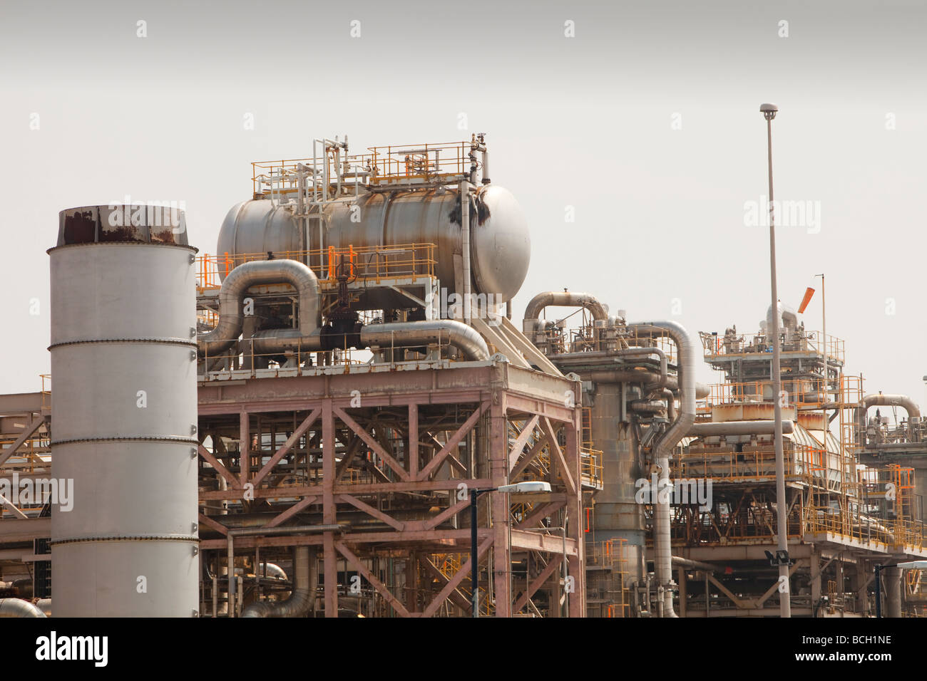 A gas processing plant at Rampside near Barrow in Furness UK that ...