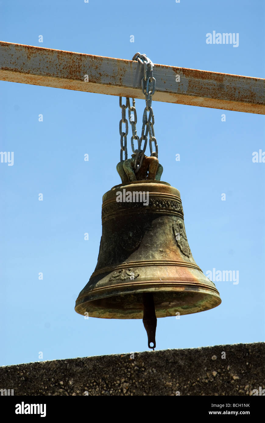 Greek church bell kefalonia hi-res stock photography and images - Alamy