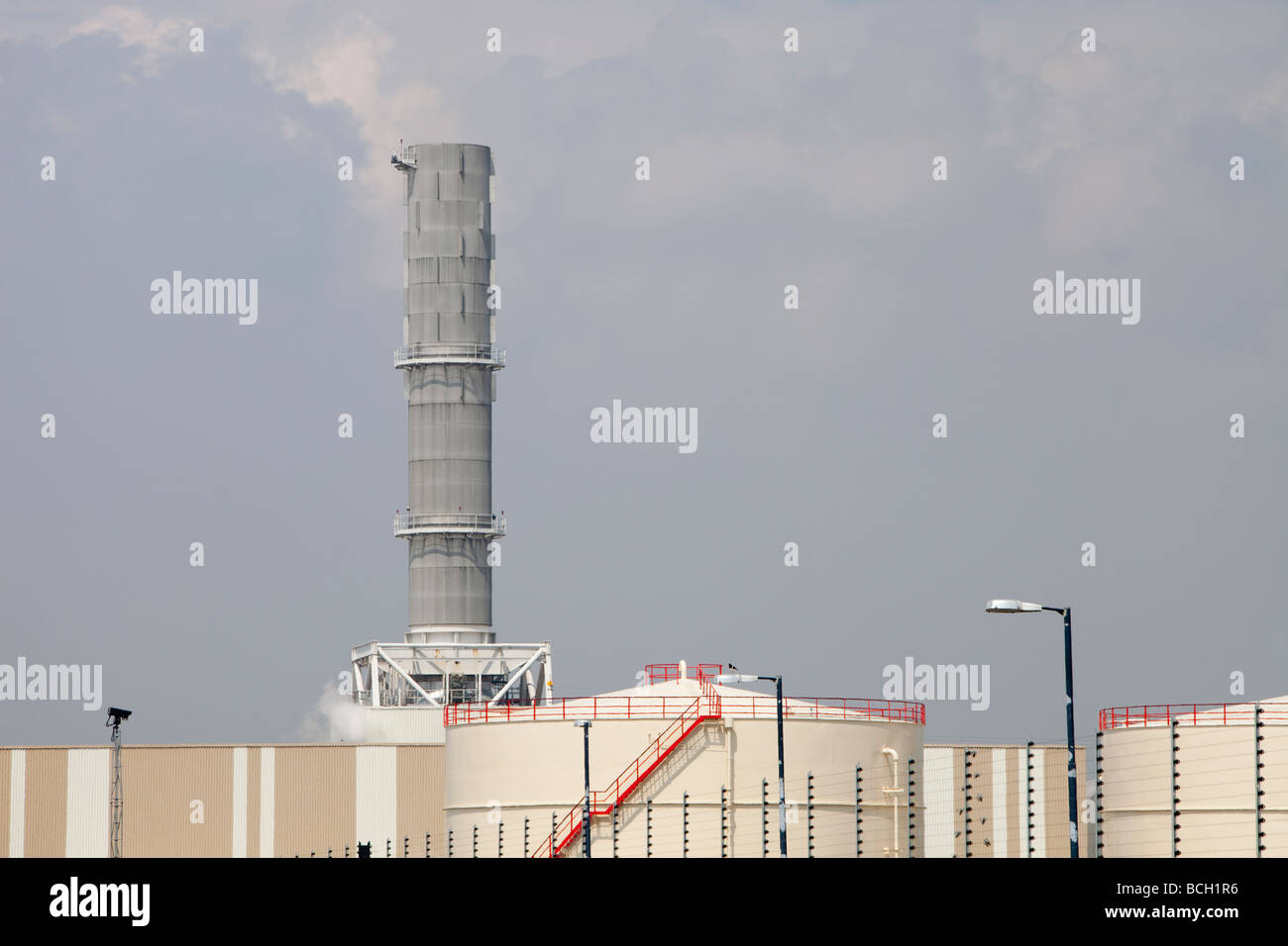 A gas powered power station at Barrow in Furness in Cumbria UK Stock ...