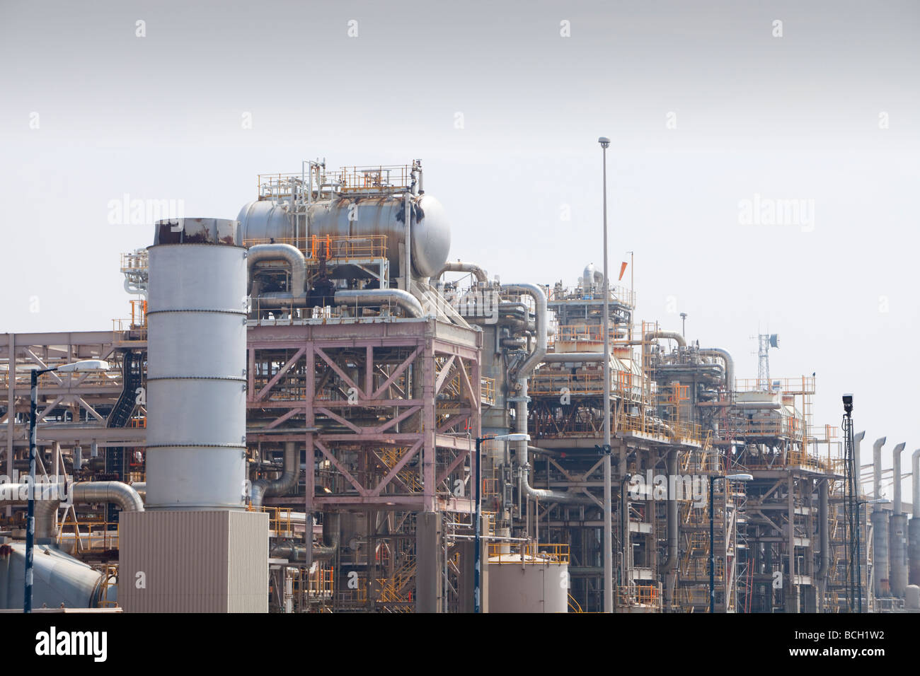 A gas processing plant at Rampside near Barrow in Furness UK that ...
